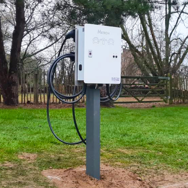 Duo charging station with cables (2 x 7.4kW) - Electric-Star
